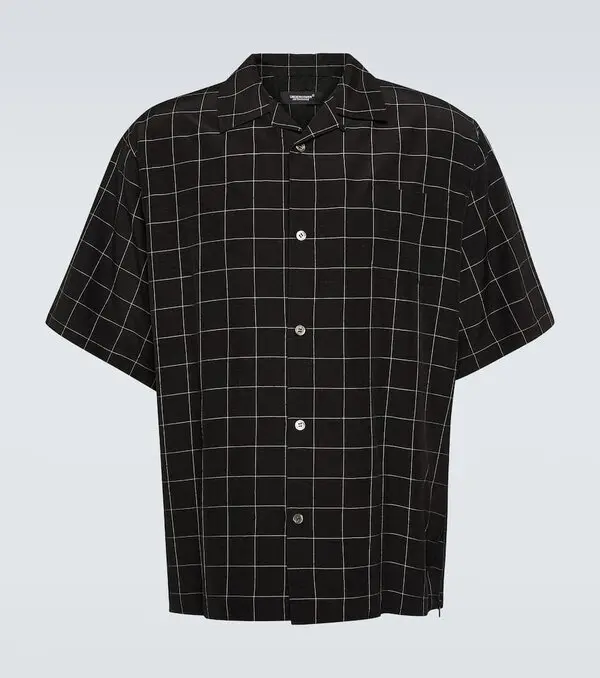 UNDERCOVERISM Checked Silk-blend Shirt