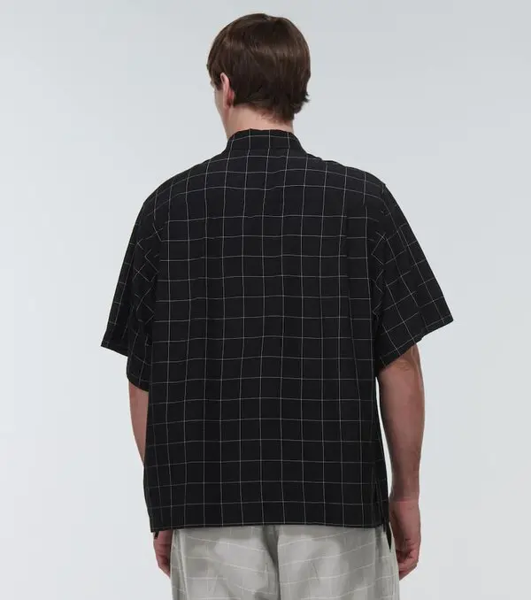UNDERCOVERISM Checked Silk-blend Shirt