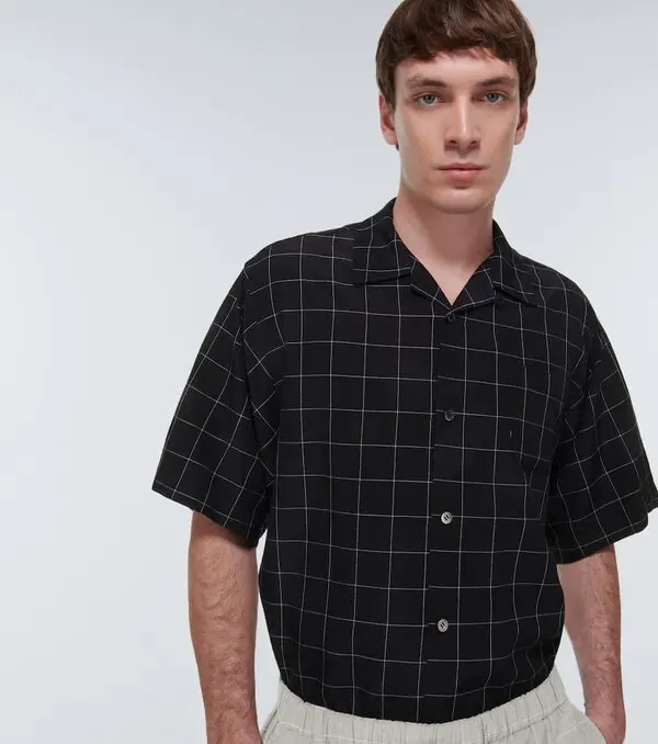 UNDERCOVERISM Checked Silk-blend Shirt