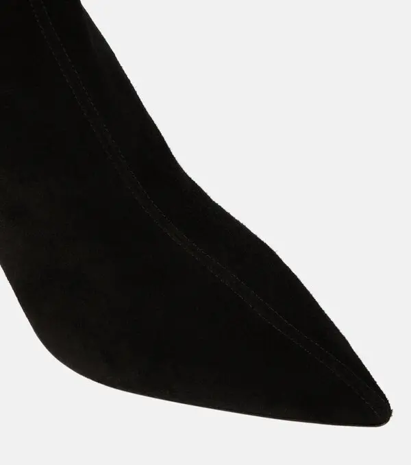 AQUAZZURA Saint Honore 85 Suede Boots
