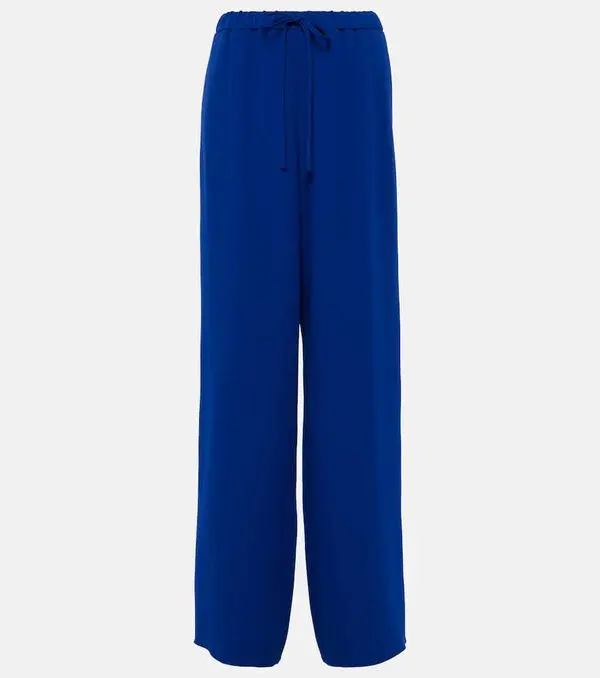 Valentino Garavani Cady Couture Wide-leg Pants