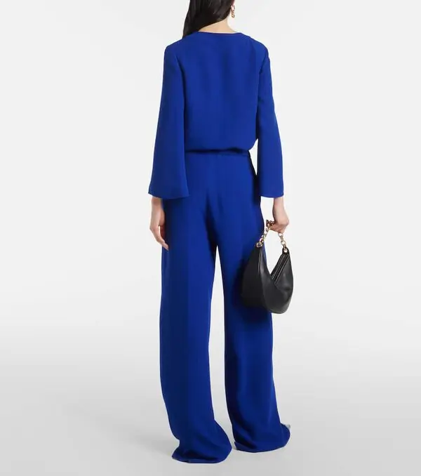 Valentino Garavani Cady Couture Wide-leg Pants