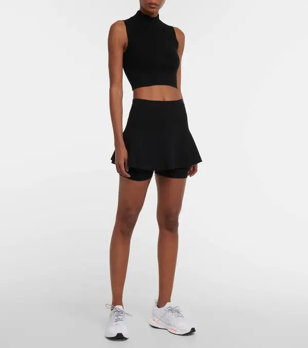 Live The Process Petra Half-zip Crop Top