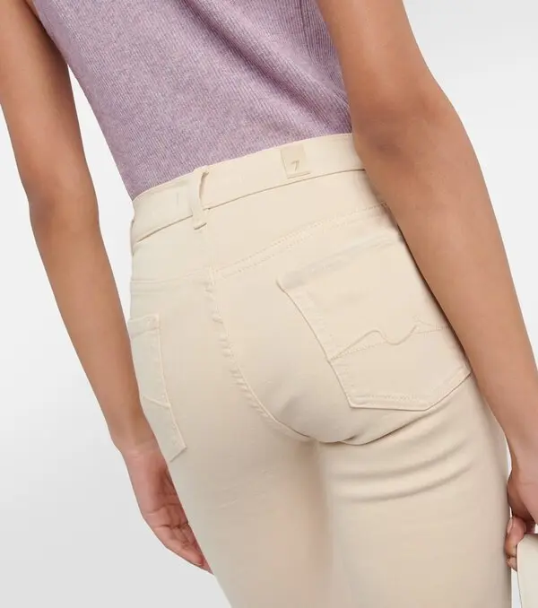 7 For All Mankind Roxanne Mid-rise Slim Jeans