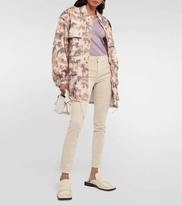 7 For All Mankind Roxanne Mid-rise Slim Jeans