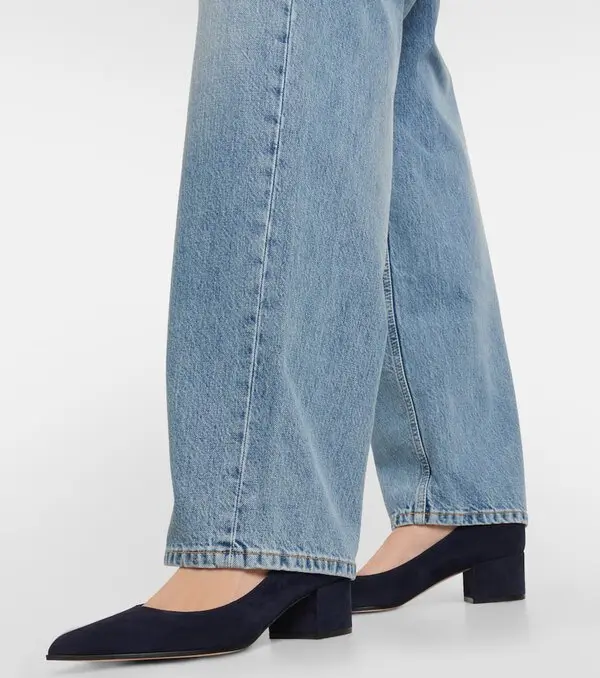 GIANVITO ROSSI Piper Suede Pumps