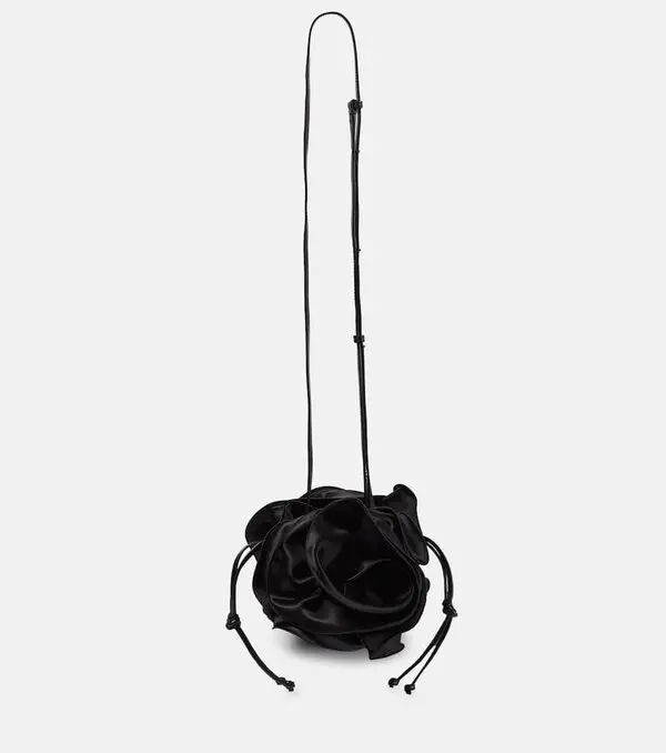 Magda Butrym Ruched Satin Shoulder Bag