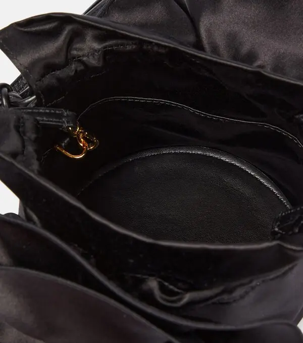 Magda Butrym Ruched Satin Shoulder Bag