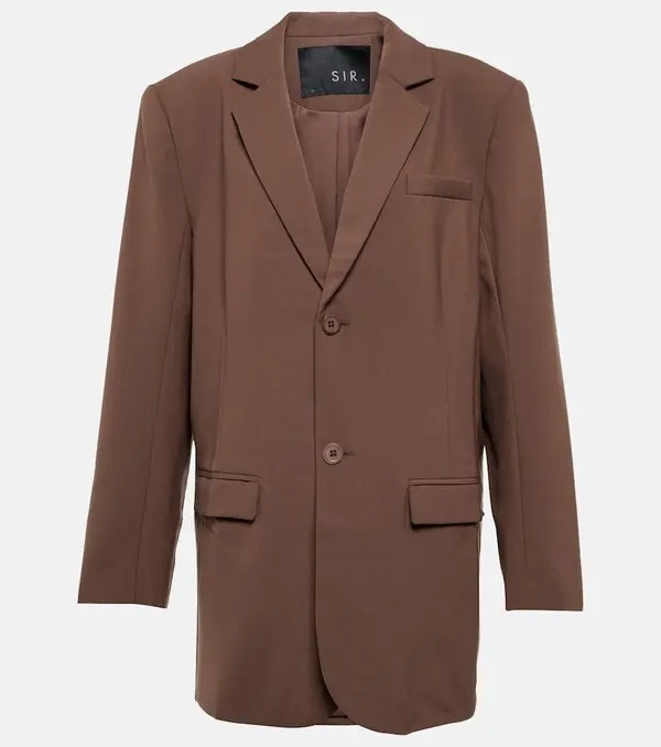 SIR. Single-breasted Wool-blend Blazer