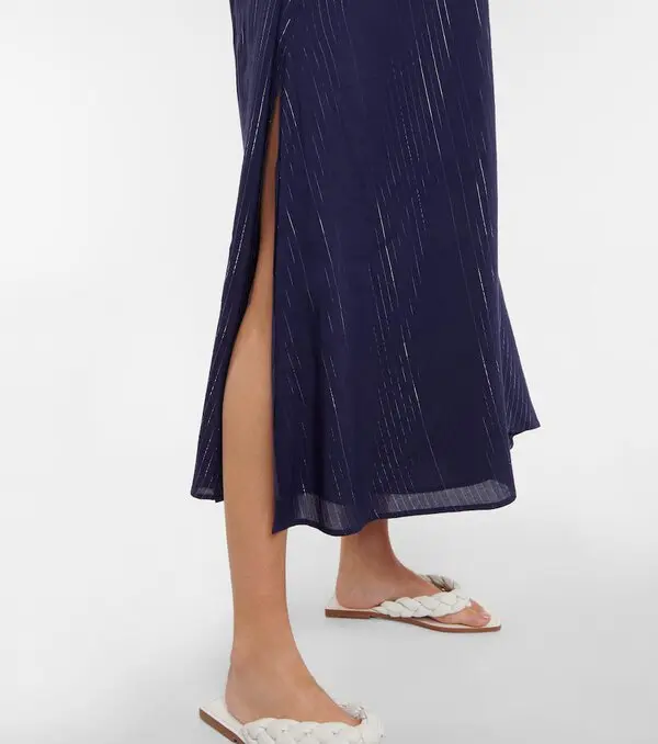 Heidi Klein Striped Halterneck Maxi Dress