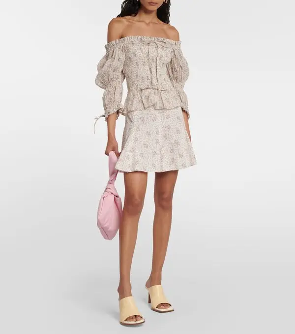 Polo Ralph Lauren Floral Off-shoulder Top