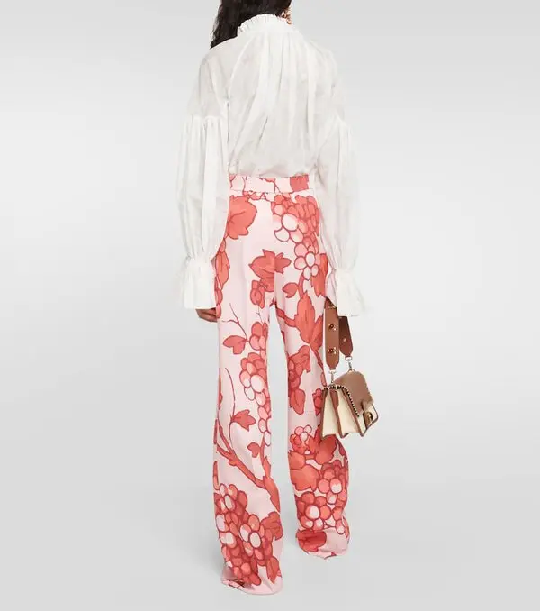 Etro Floral High-rise Pants