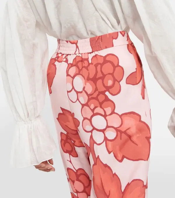 Etro Floral High-rise Pants