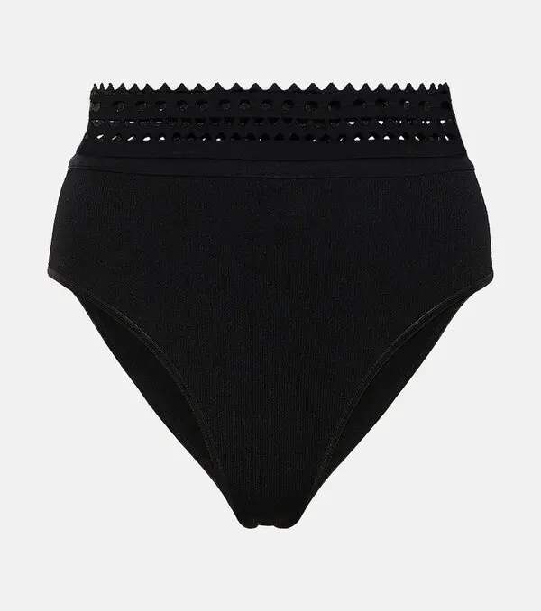 Alaïa Vienne High-rise Briefs - Black