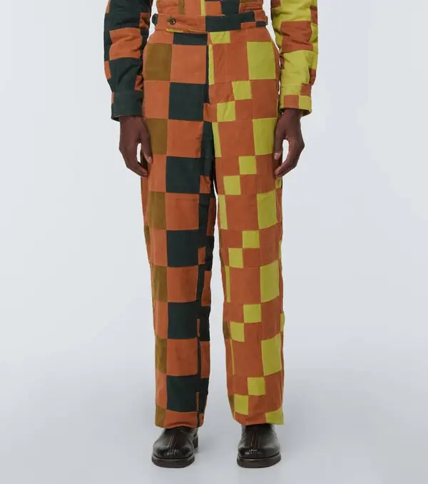 BODE Patchwork Corduroy Trousers
