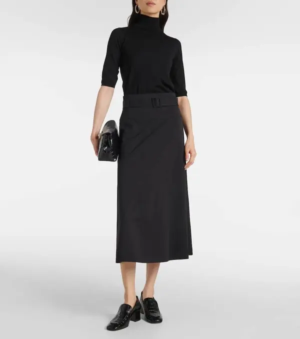 Max Mara Jersey Midi Skirt