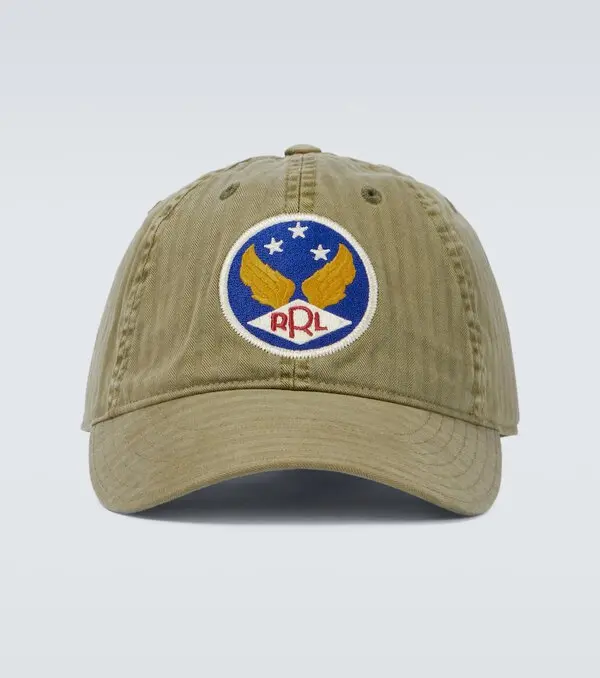 Ralph Lauren Embroidered Cotton Cap - Green