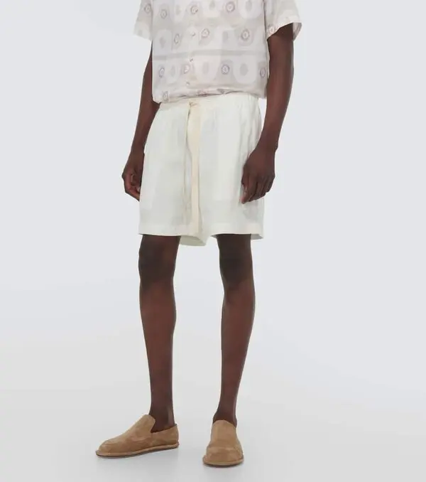 Commas Linen Shorts