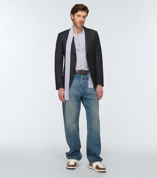 Valentino Garavani Open Skate Leather Sneakers