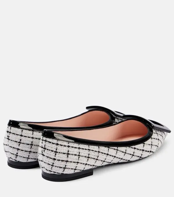ROGER VIVIER Gommettine Buckle Ballet Flats