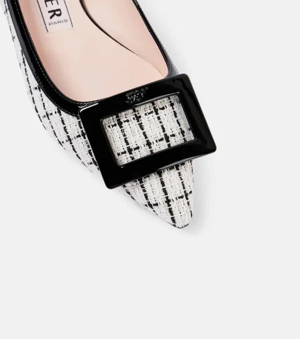 ROGER VIVIER Gommettine Buckle Ballet Flats