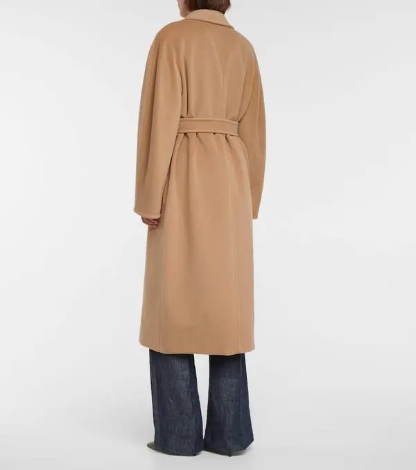 Max Mara Madame Wool And Cashmere Coat - Brown