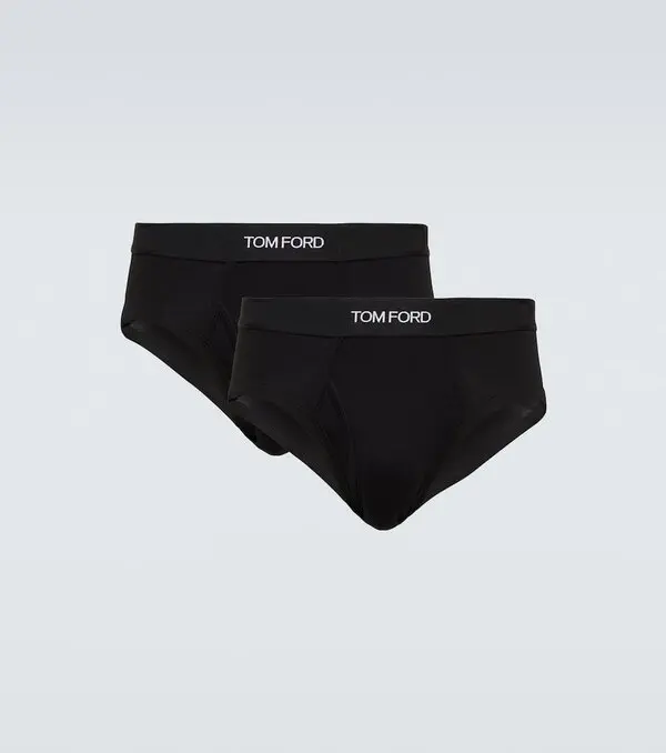 TOM FORD Set Of Two Briefs - Black