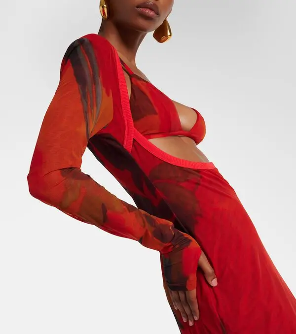 SIR. Libertine Printed Maxi Dress