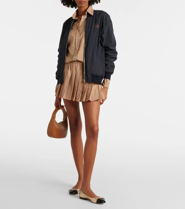 TOD'S Metallic Leather Ballet Flats