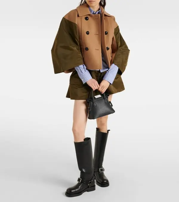 Sacai Wool And Twill Jacket