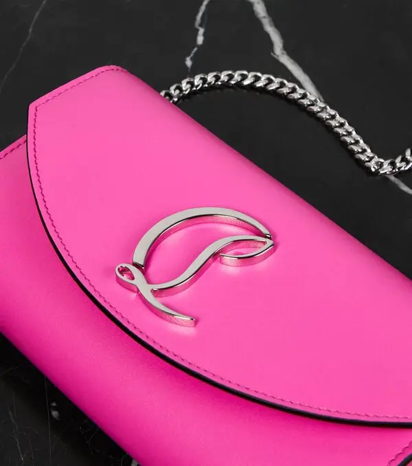 CHRISTIAN LOUBOUTIN Leather Wallet On Chain