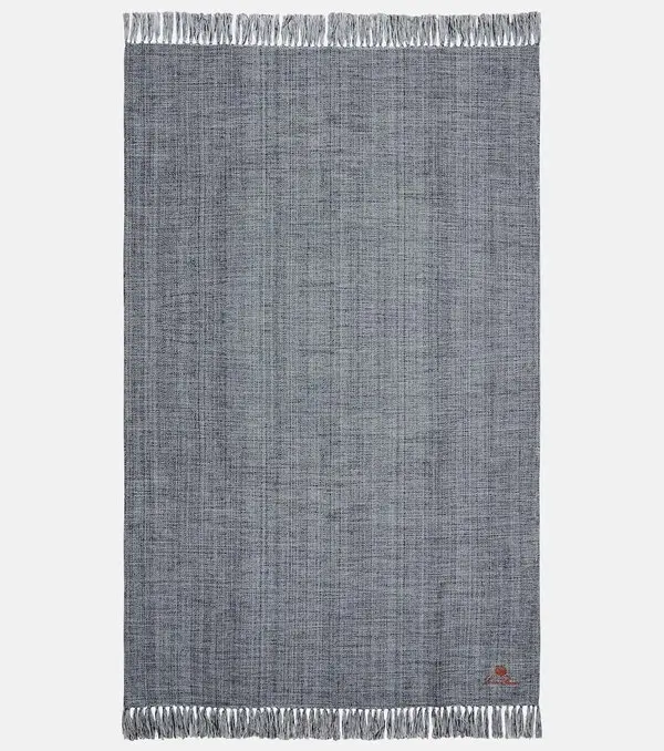 Loro Piana Virgin Wool Blanket - Blue