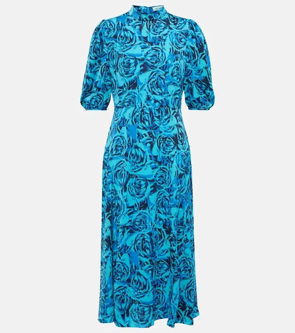 Diane Von Furstenberg Nella Crepe Midi Dress