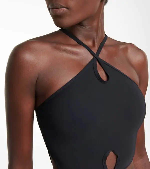 Christopher Esber Cutout Halterneck Swimsuit