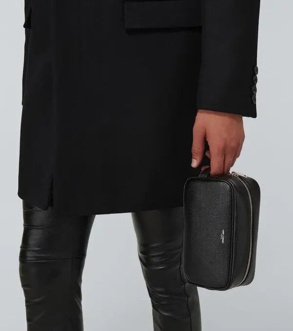 Saint Laurent Leather Washbag