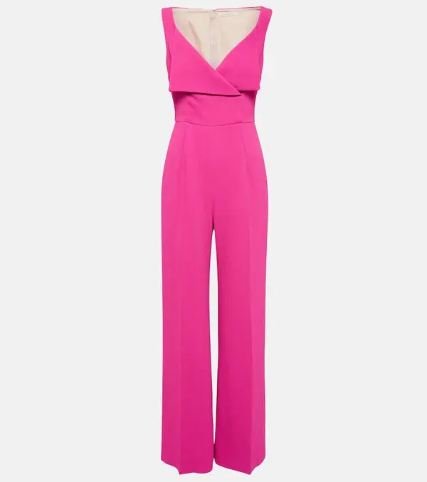 EMILIA WICKSTEAD Antica Crepe Jumpsuit - Pink