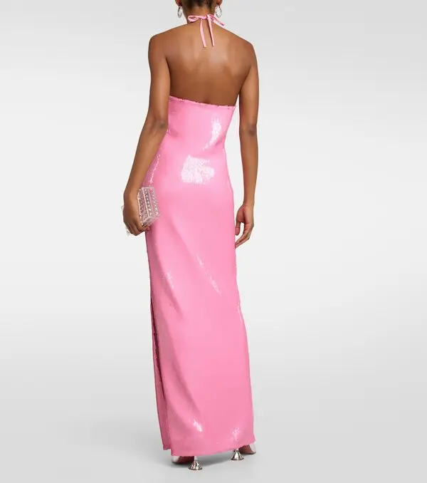 RODARTE Floral-applique Sequin Gown