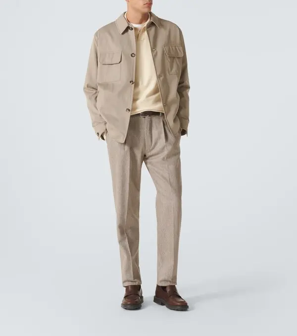 Loro Piana Wool Polo Sweater