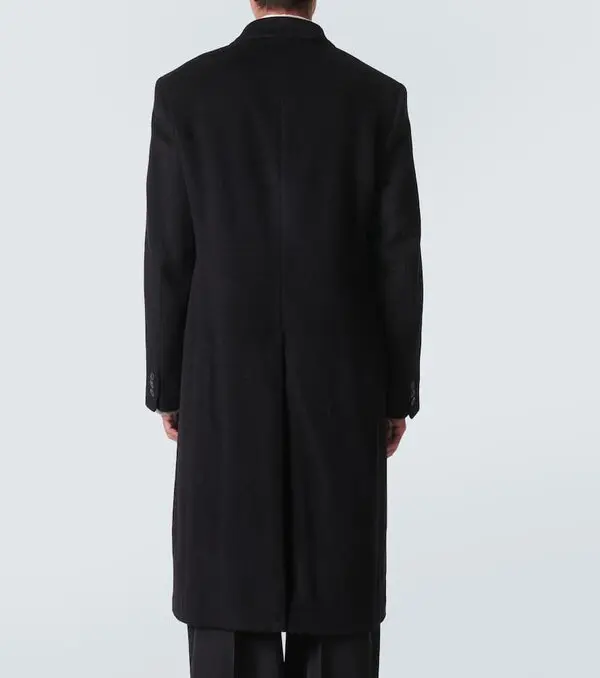 Our Legacy Whale Double-breasted Mohair-blend Coat
