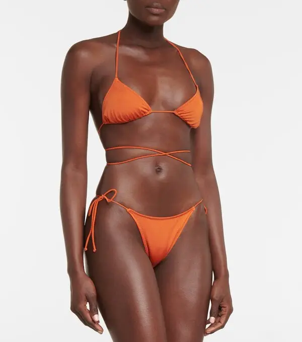 TROPIC OF C Praia Bikini Bottoms - Orange