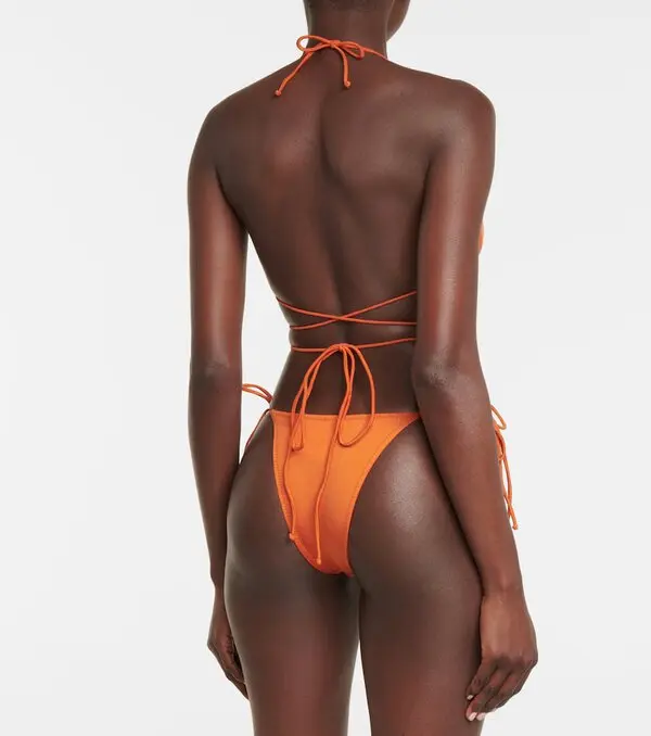 TROPIC OF C Praia Bikini Bottoms - Orange