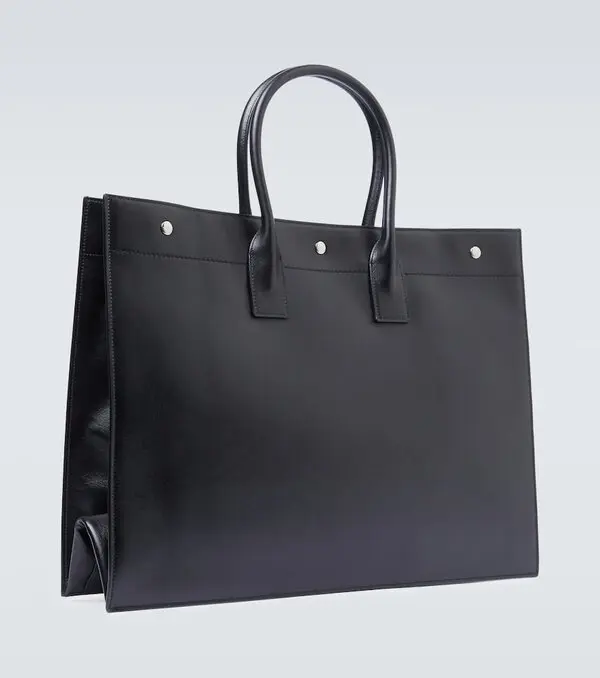 Saint Laurent Rive Gauche Leather Tote Bag