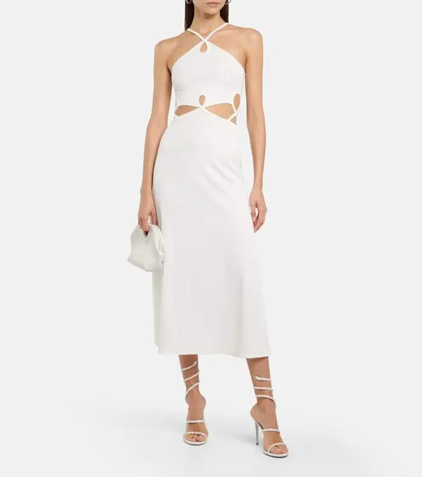 Rene Caovilla Cleo Embellished Leather Sandals