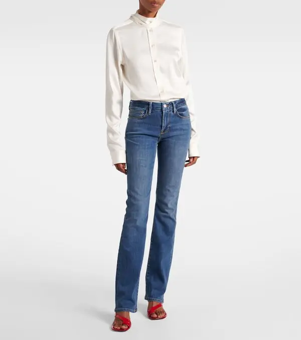 FRAME Le Mini Boot Mid-rise Jeans