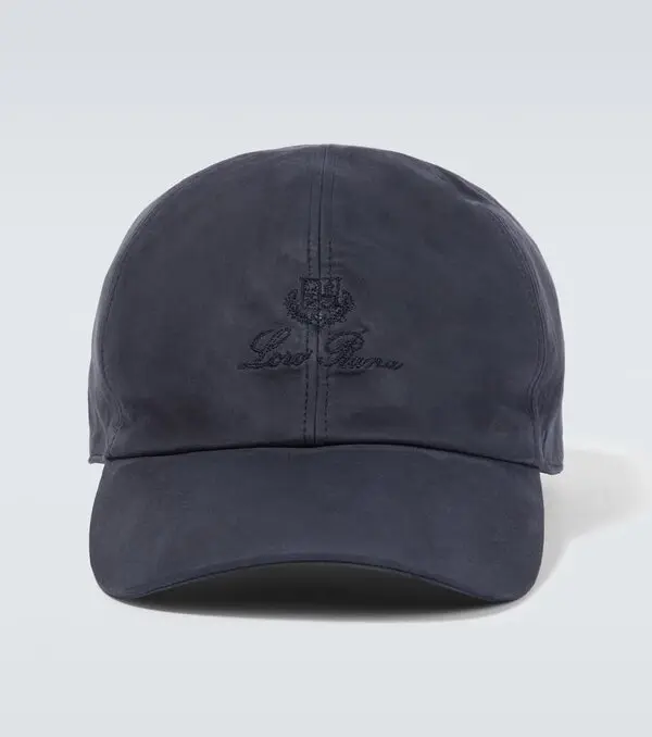 Loro Piana Logo Baseball Cap - Blue
