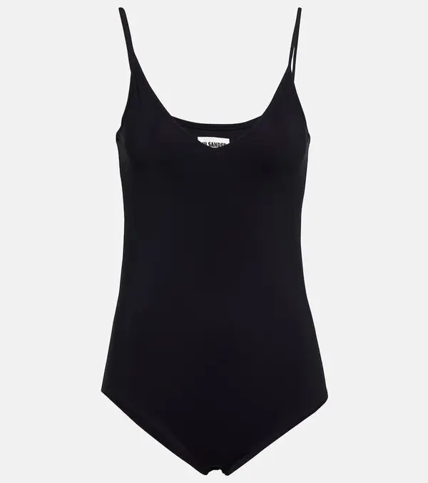 JIL SANDER Jersey Bodysuit - Black