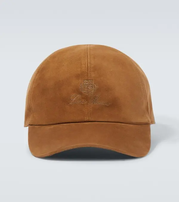 Loro Piana Suede Baseball Cap - Brown