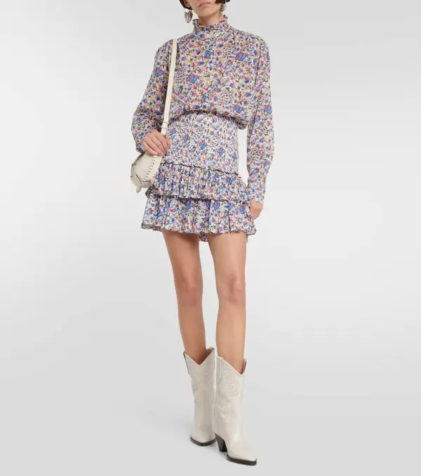 MARANT ETOILE Gambine Floral Blouse