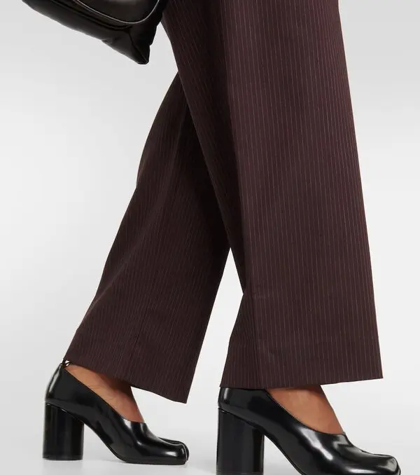 SIR. Guillaume Pinstripe Trousers - Brown