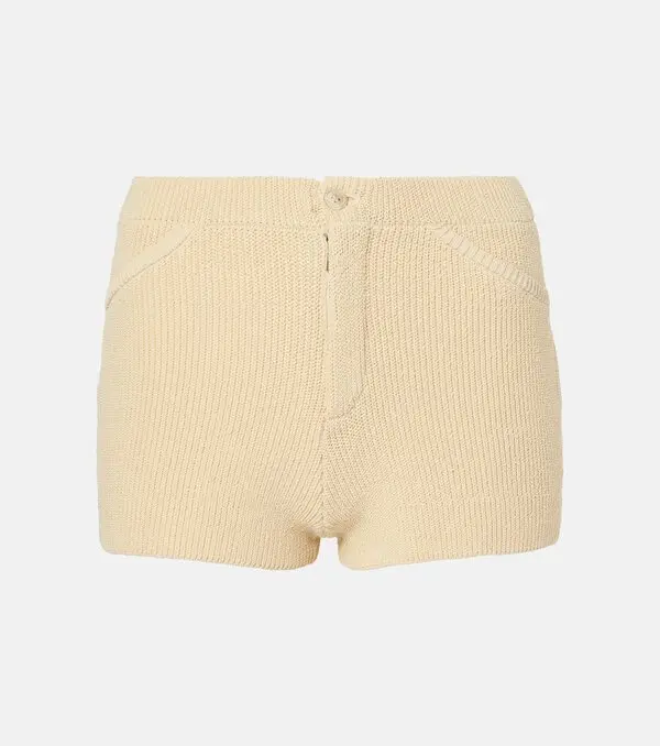 AYA MUSE Lysi Low-rise Shorts - Beige